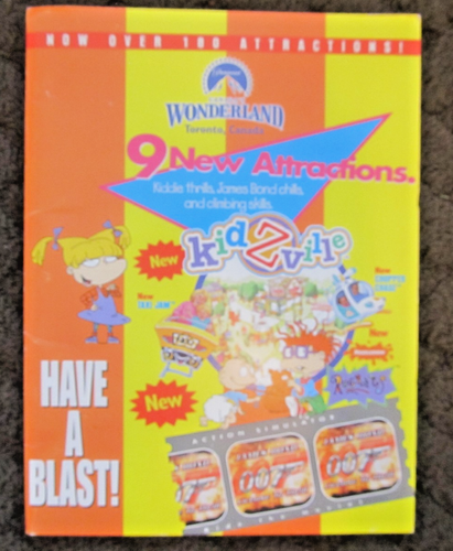 Paramount CANADA'S WONDERLAND Amusement Park Rare Vintage News Release ...