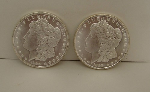 MAGIC COIN HEADS & HEADS 1895 / 1895 MORGAN DOLLAR SILVERPLATE - TRICK ...