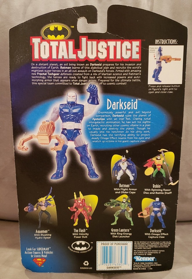 1996 KENNER TOTAL JUSTICE DARKSEID Action Figure | eBay