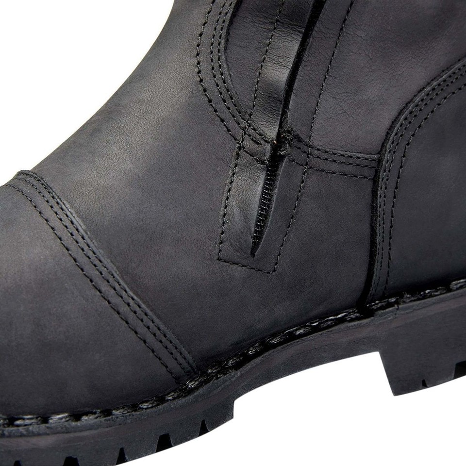 Belstaff Duration Waterproof Leather Boots - Black | eBay UK