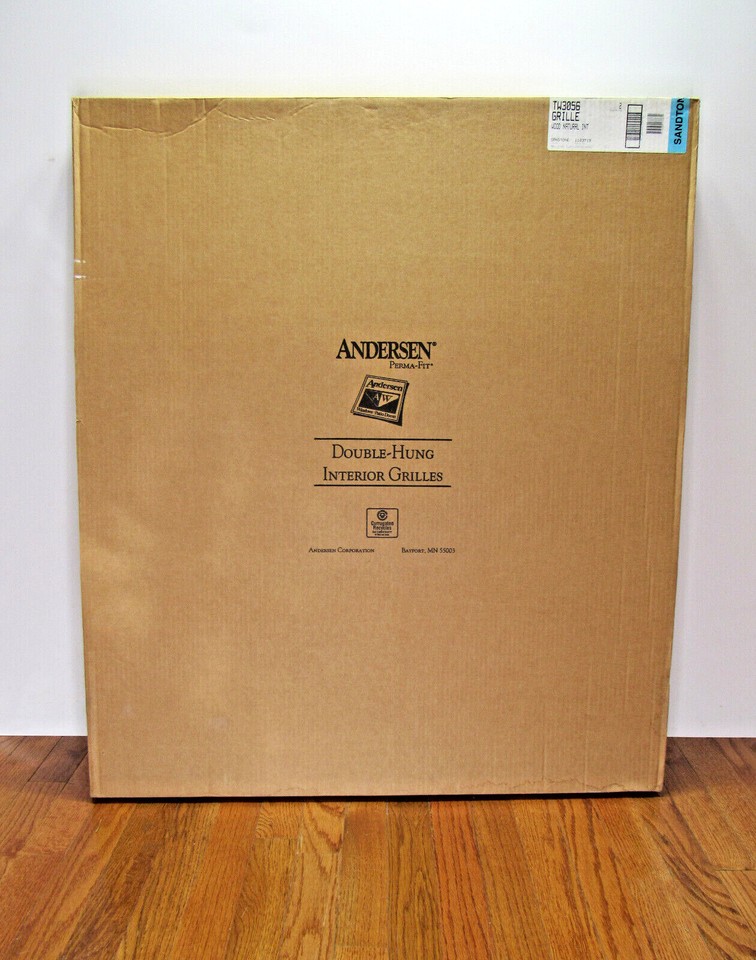 (2) Andersen Window Grilles 3056 Cottage (Lower Sash) 400 Series TW ...