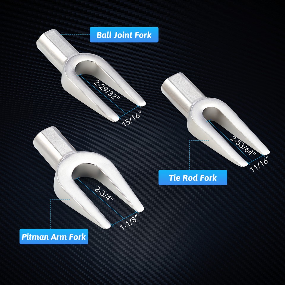 OMT Pickle Fork Tool 5PC Ball Joint Separator Heavy Duty Tie Rod ...