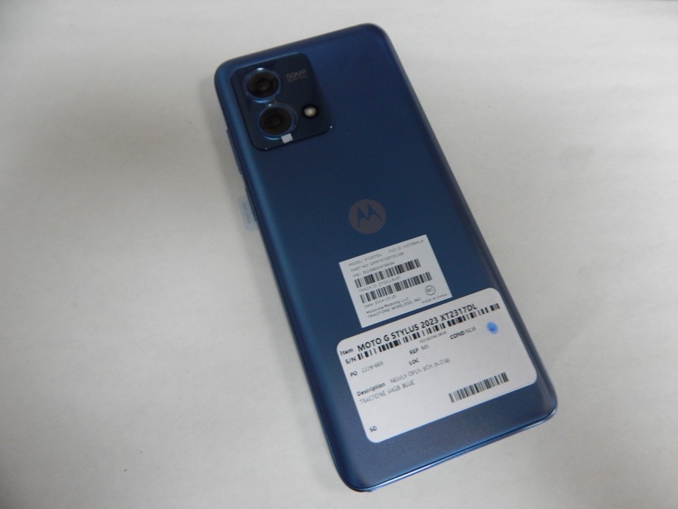 Motorola Moto G Stylus 5g 2023 XT2317DL 64GB (TracFone) Blue FREE ...