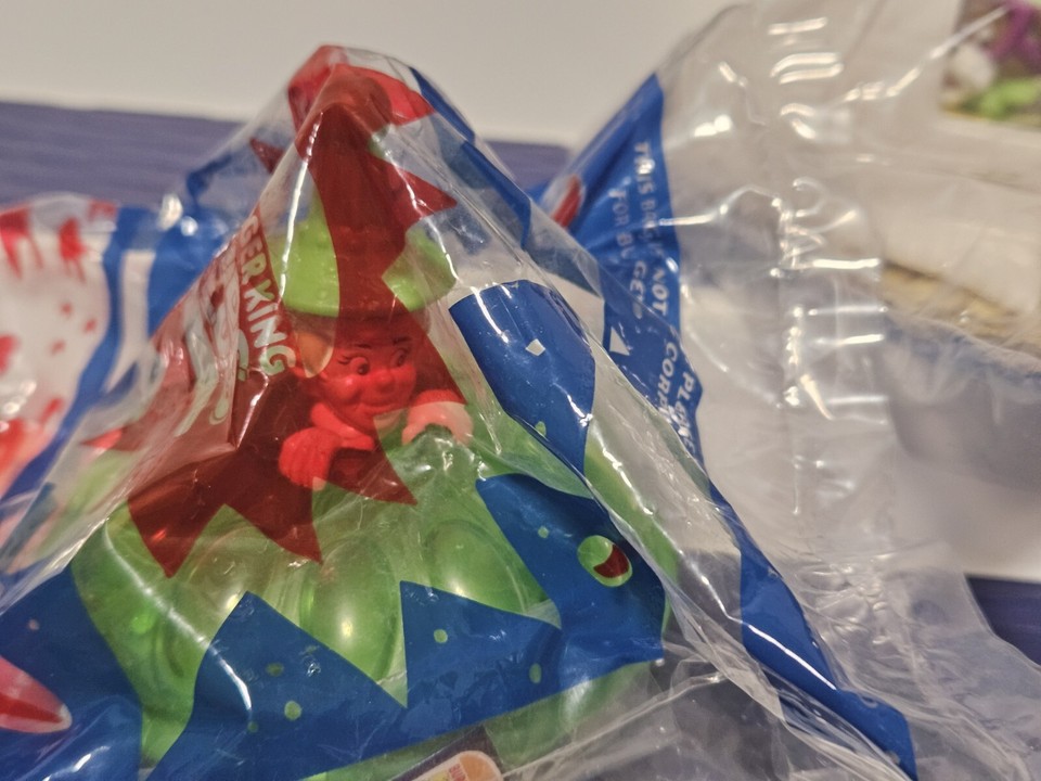 VTG NEW LOT OF 4 Burger King Planet Patrol Kids Meal Collectible Toys ...