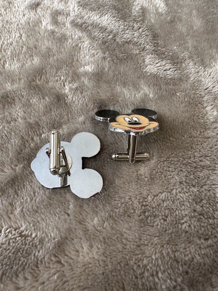 Disney Classic Mickey Mouse Cufflinks VINTAGE | eBay
