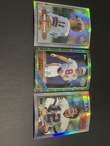 🔥9 Card LOT🔥 2001 Topps ARCHIVES Reserve Football Rookie Reprint ...