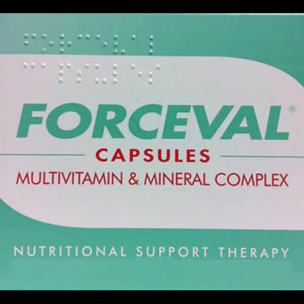 Forceval Capsules Multivitamins & Minerals Complex UK Pharmacy Stock ...