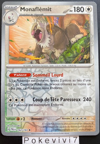 Carte Pokemon MONAFLEMIT 162/193 HOLO REVERSE EV2 Ecarlate et Violet ...