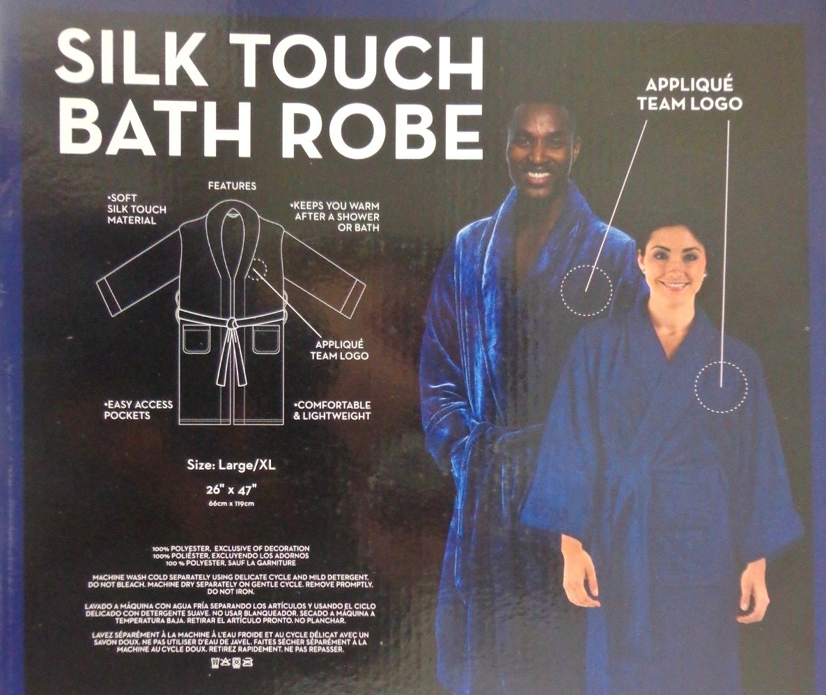 Boxed NFL Silk Touch Bath Robe Men's 26" x 47" | eBay