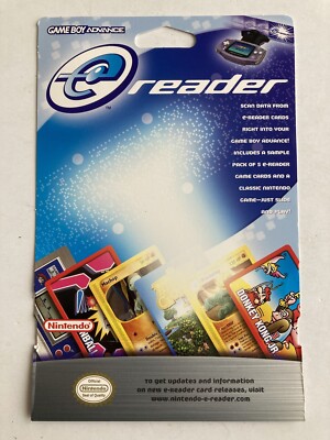 Nintendo Game Boy Advance e-Reader Packaging (NO e-READER) | eBay