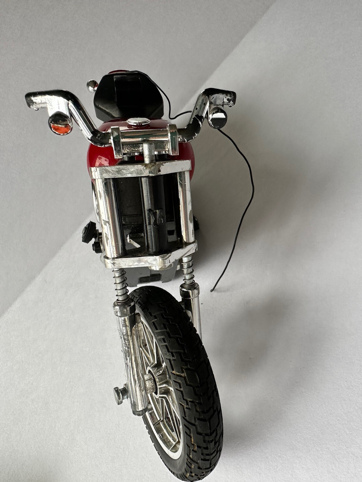 Vtg Tyco RC Red Harley Davidson Motorcycle 6V Jet Turbo 1994 + Remote ...
