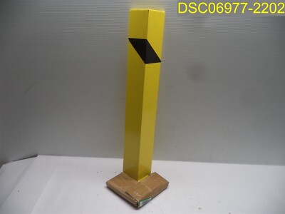 Steel Yellow Angle Iron Safety post Protector 24" Tall x 3 3/16" x 3 3/ ...