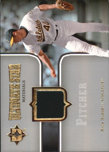 2007 Ultimate Collection Ultimate Star Materials #RH Rich Harden JERSEY ...
