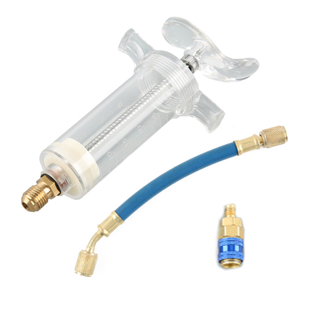 Conditioner Oil Inject Tool Dye Inject Device 1/4in Quick Coupler Hand ...