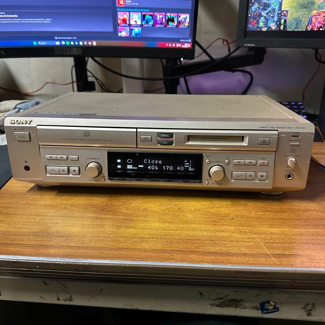 JUNK Sony MXD-D40 MD to CD Recorder Player MiniDisc Audio | eBay
