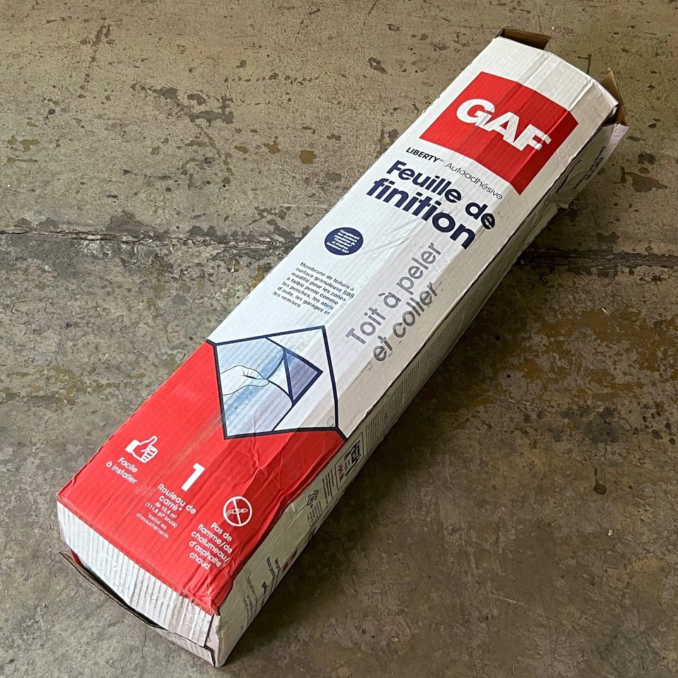 GAF Peel & Stick Roofing Cap Sheet 111.6 Gross sq ft Brown | eBay