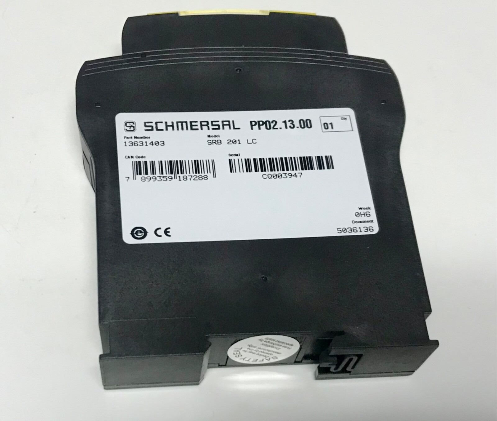 SCHMERSAL PP02 13 00 SRB 201 LC 13631403 Safety Relay PROTECT Module ...