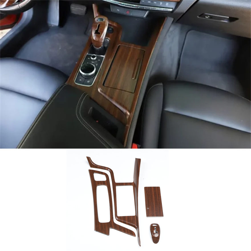 For Cadillac CT5 2020-2024 Wood Grain Interior Decor Accessories Kit ...