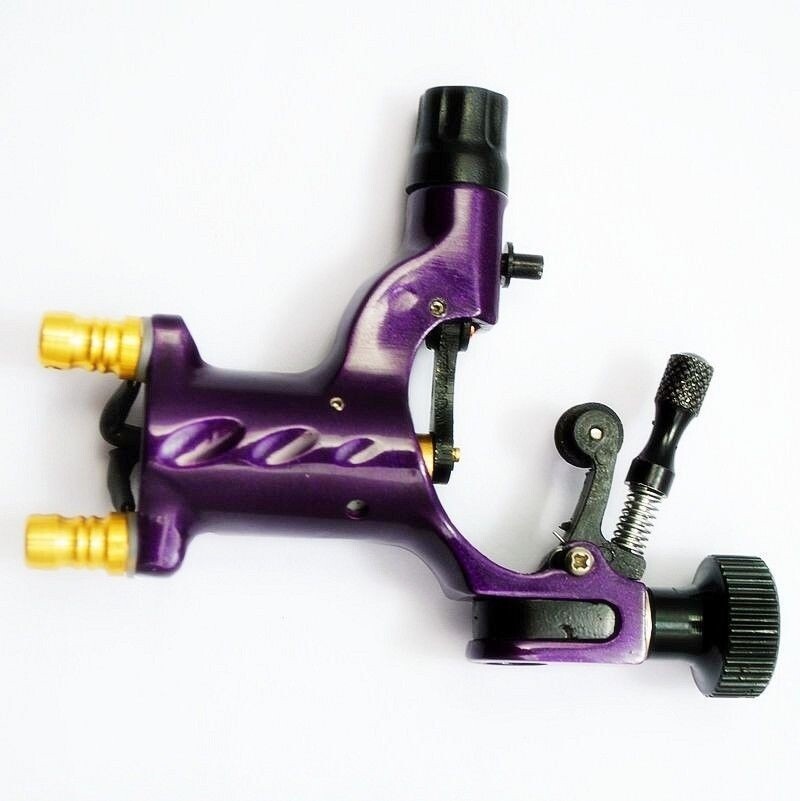 2 Sorted New Black&Purple Dragonfly Motor Rotary Tattoo Machine For ...