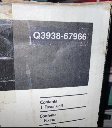 Open Box HP Color LaserJet CM6030 CP6015 CM6040 Fuser Unit Q3938-67966 ...