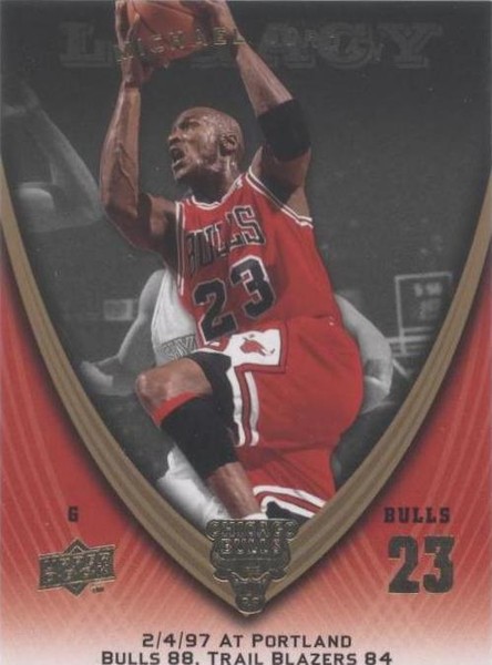 2008-09 Upper Deck Michael Jordan Legacy - #813 Michael Jordan for sale ...