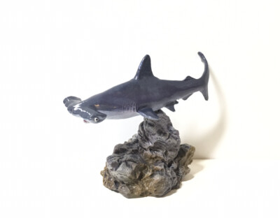 Japan Exclusive BANDAI NAMCO Scalloped Hammerhead Shark PVC Animal Fish ...
