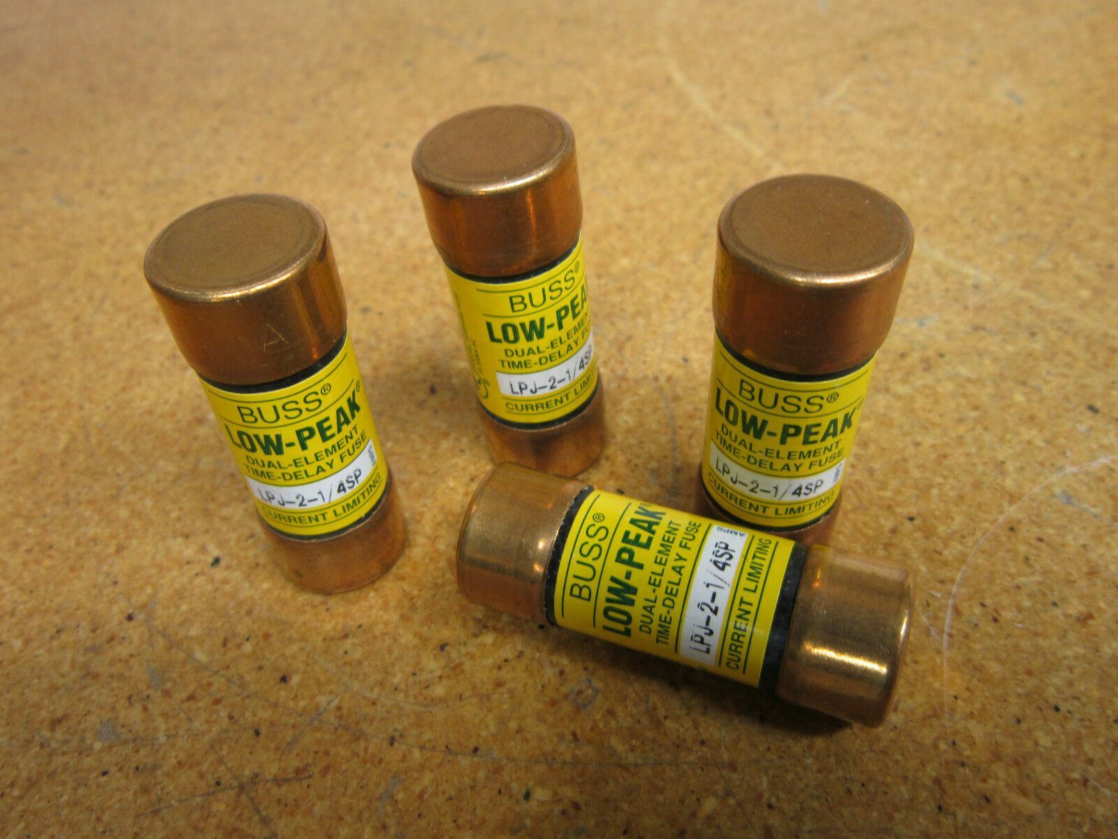 Buss LPJ-2-1/4SP Low Peak Fuse Class J 2-1/4Amp 600VAC New Old Stock ...