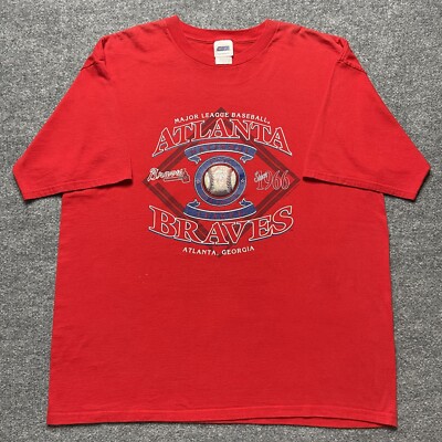 CSA MLB Atlanta Braves Baseball Shirt Mens XL | eBay
