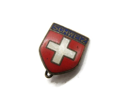 Schweiz Switzerland Pin Vintage Beautiful Design Enamel | eBay