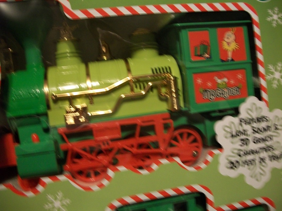 Dr Seuss Grinch Holiday Express 36 Pc Train Set 65th Anniversary ...