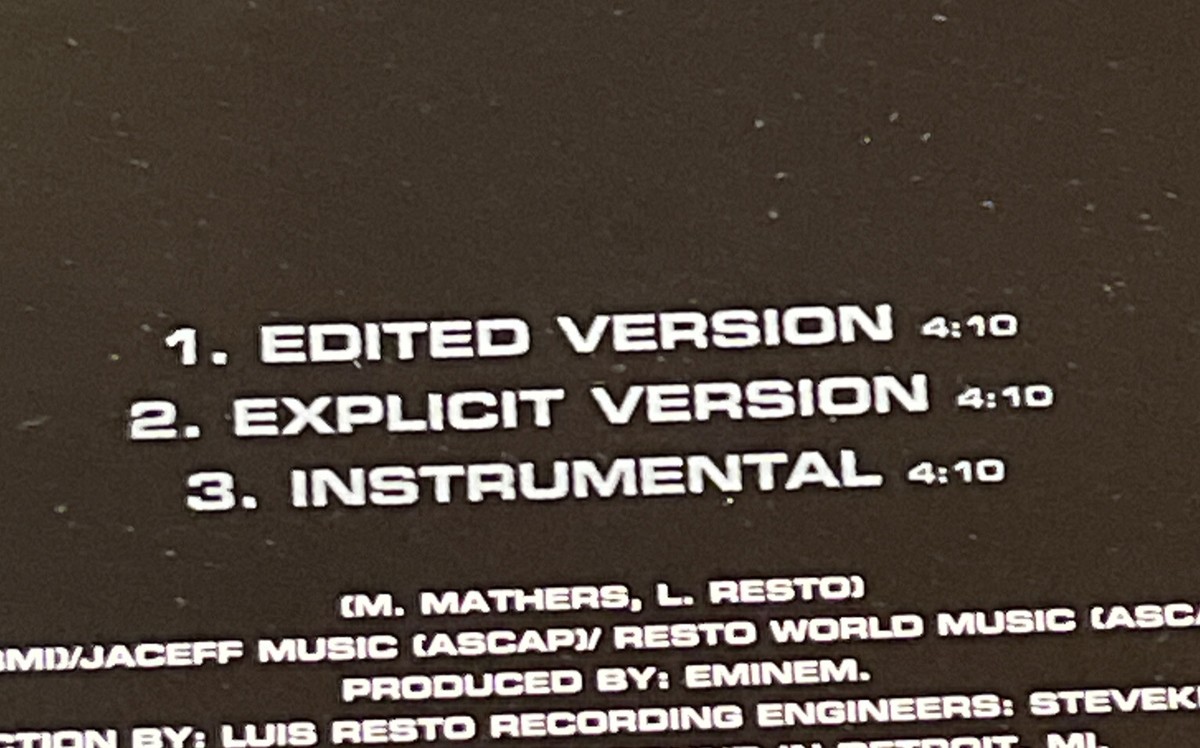 Eminem Mockingbird Cd Single Mini Discogs