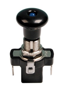 PUSH-PULL SWITCH WITH LED - 12V - BLUE - 10A LAMPA 8000692455722 | eBay