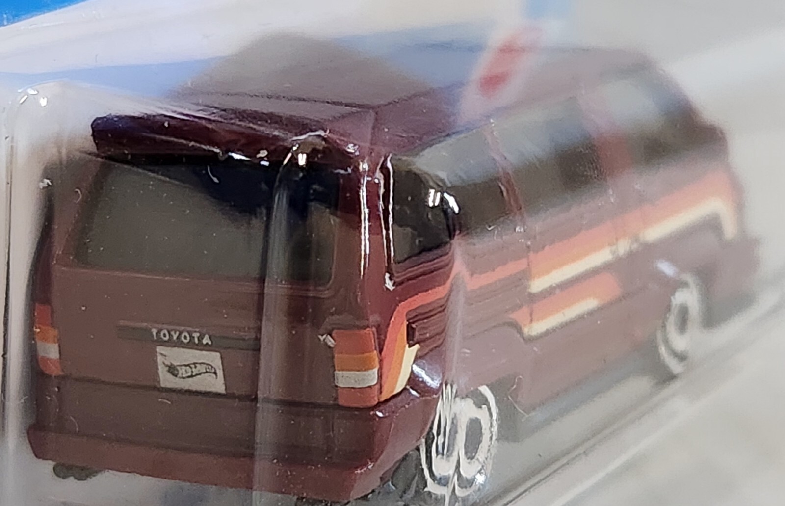 2023 Hot Wheels 1986 Toyota Van 95/250 HW J-Imports 6/10 Maroon Minivan ...