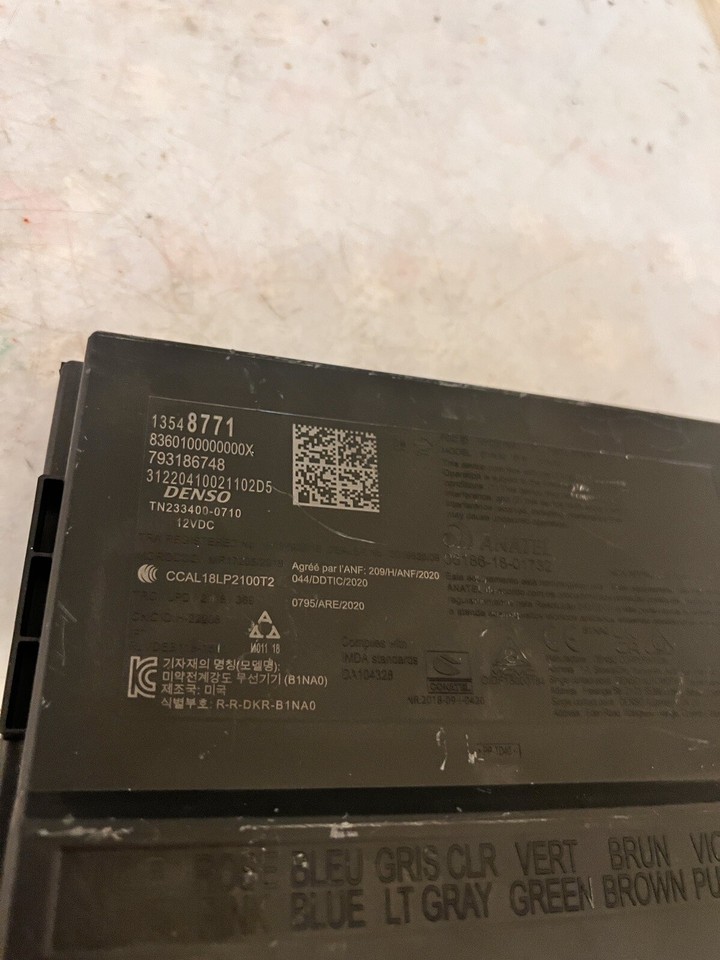 2022 CADILLAC CT4 BODY BCM BODY CONTROL MODULE OEM 13548771 | eBay