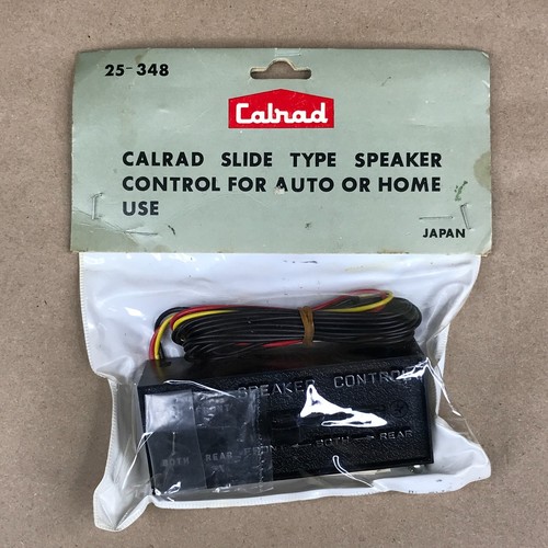 Calrad Slide Type Speaker Control 25-348 Japan NOS | eBay