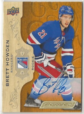 2018-19 Upper Deck Engrained Autographs Rookie #59 Brett Howden New ...