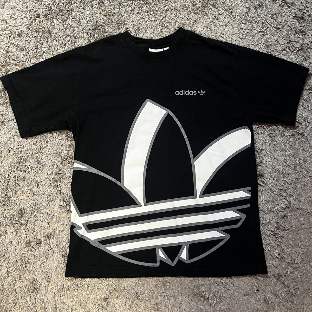 Corrupt Injection shocking adidas black shirt with white logo closet ...