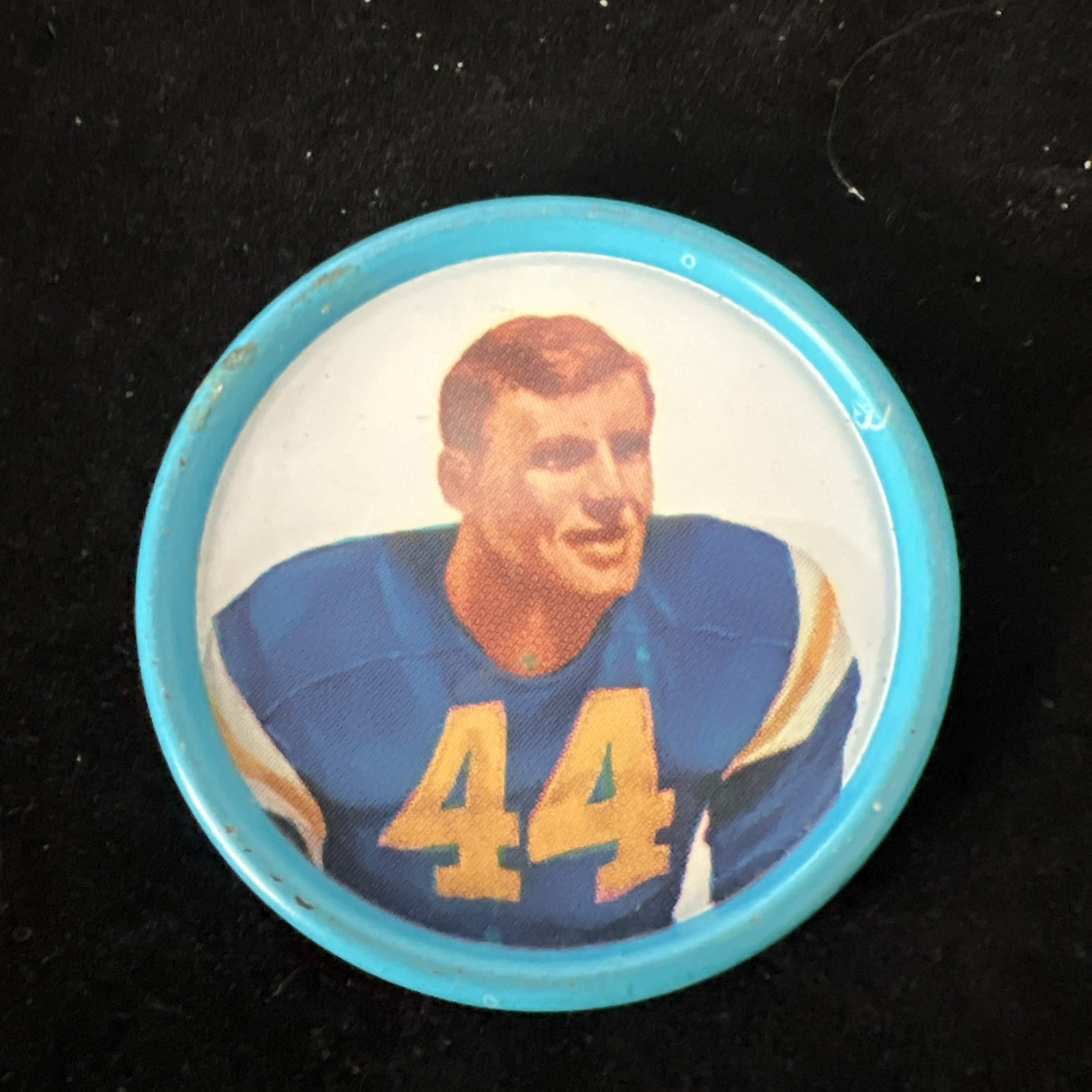 Salada Junket Football Coin Lee Riley New York Titans Vintage Metal ...
