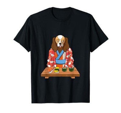Cute Japanese King Charles Spaniel in a Kimono T-Shirtfrom JP | eBay