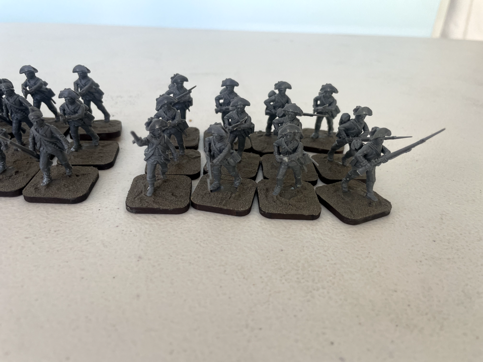 Perry Miniatures British Infantry for AWI. Assembled and Based. 28mm ...