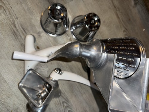 Vintage Grind-O-Mat Rival Meat Grinder/Food Chopper With 3 NEE CUTTERS ...