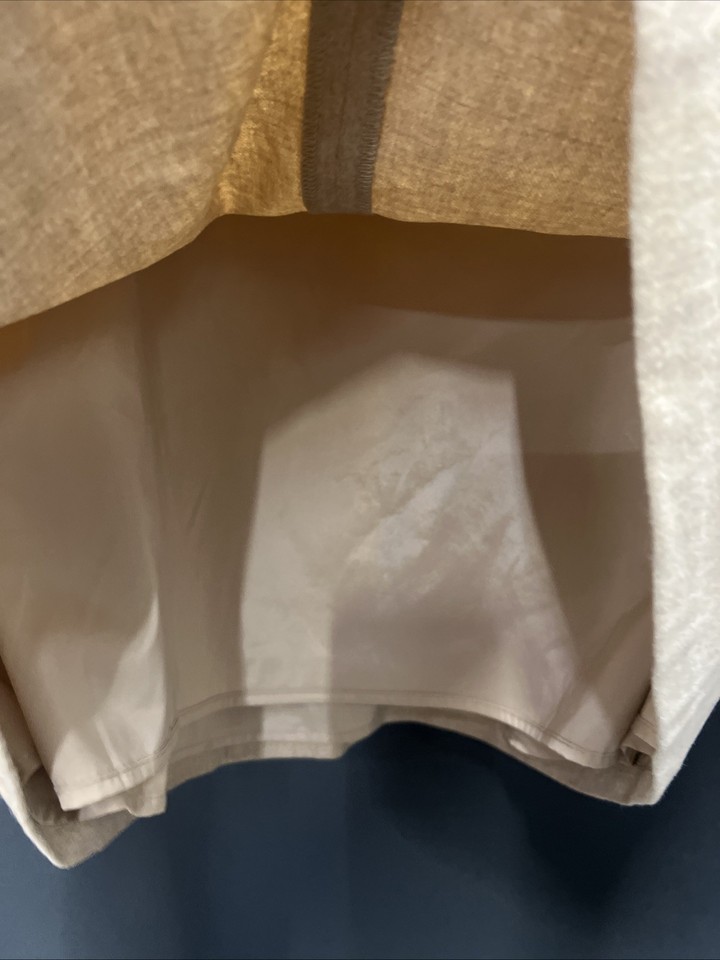 Banana Republic Camel Tan Wool A-Line Classic Old Academia Skirt Size ...