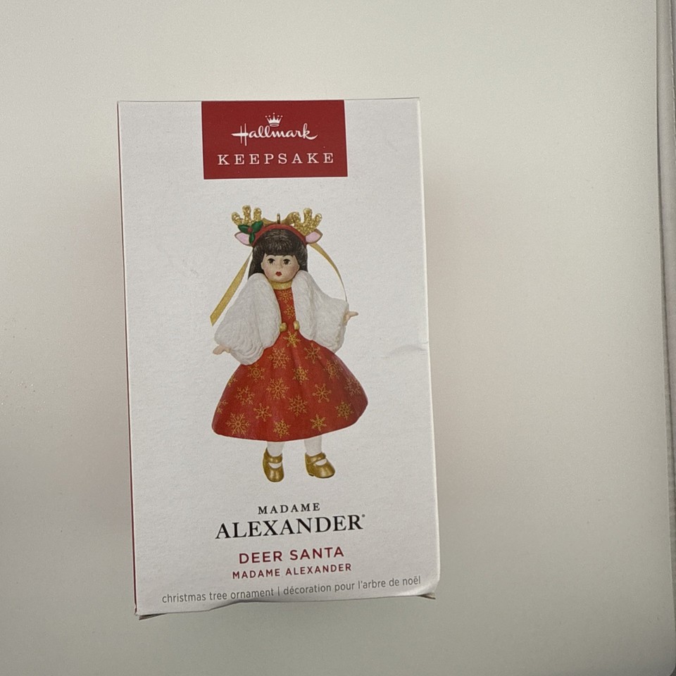 Hallmark Keepsake 2025 Deer Santa Madame Alexander Ornament | eBay