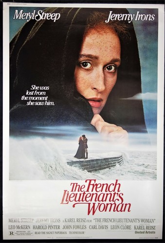 1981 The French Lieutenant’s Woman Movie Film Poster 40x60 Meryl Streep ...
