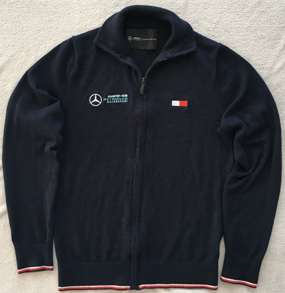 Tommy Hilfiger Mercedes AMG Petronas Racing F1 mens Knitted Zip Sweater ...