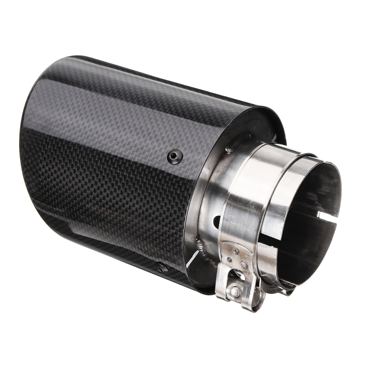 Carbon Fiber 2.5'' 63mm-101mm Universal Car Exhaust Muffler End Tip ...