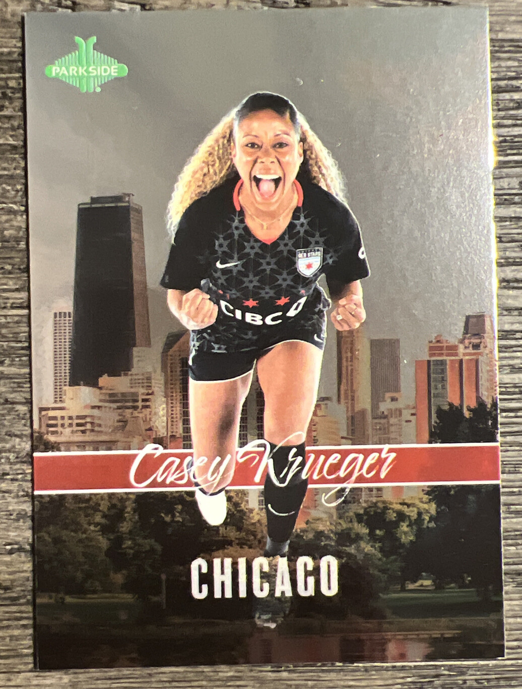 2023 Parkside NWSL Volume 1 Cityscapes Casey Krueger #C4 Chicago Red Stars | eBay