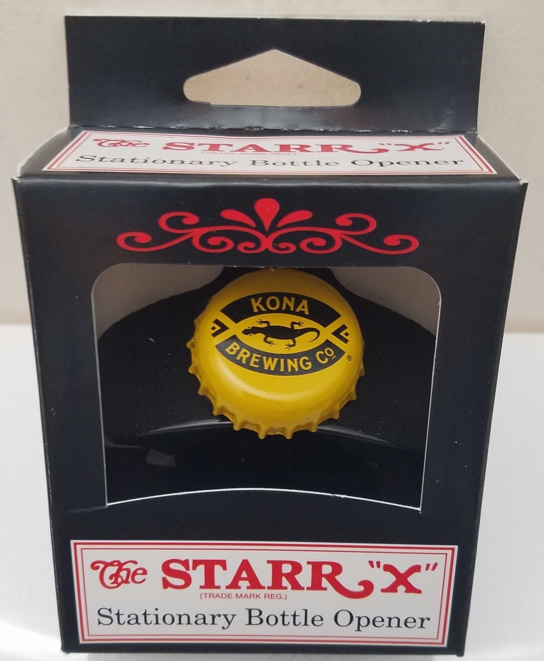 Black BOTTLE CAP MOUNT Starr X Wall Mount Bottle Opener Powder Coated ...