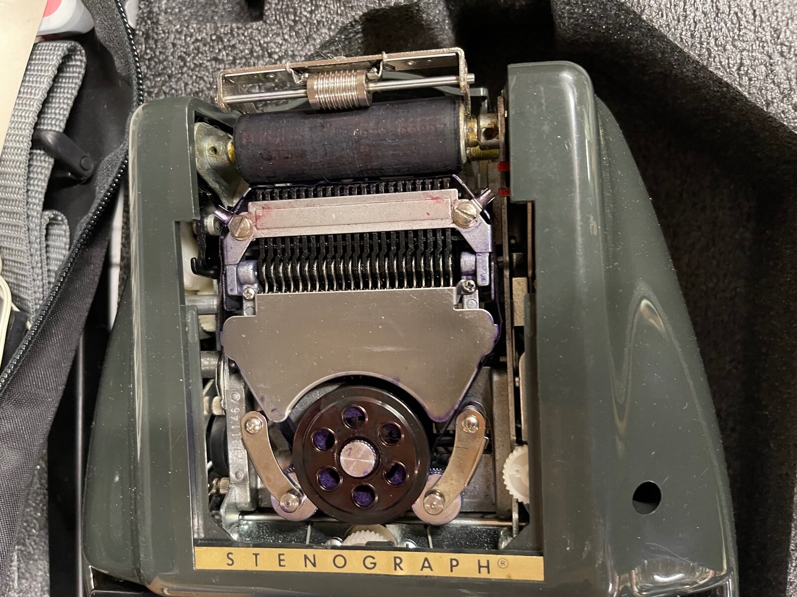 Steno-lectric Stenograph Shorthand machine Court Reporter XSCRIBE w ...