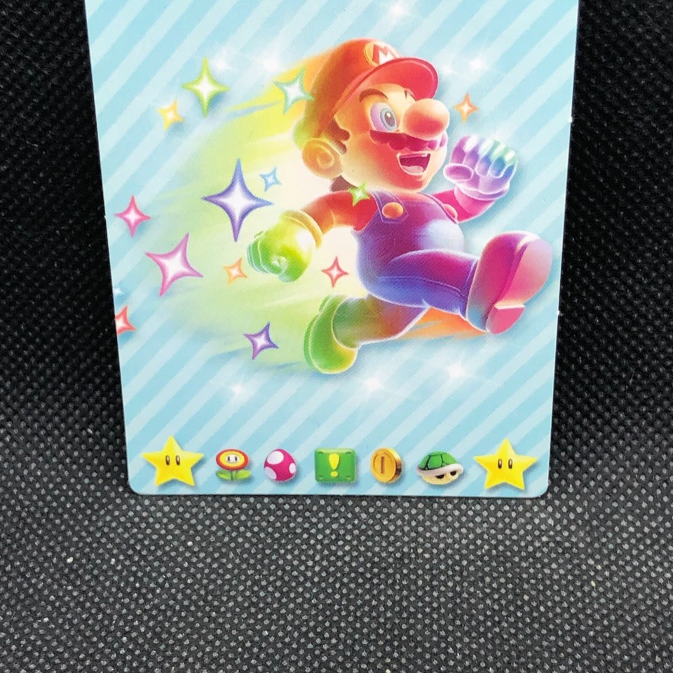 Super Star Mario super Mario Bros U CARD 2012 Nintendo TOP Japanese | eBay